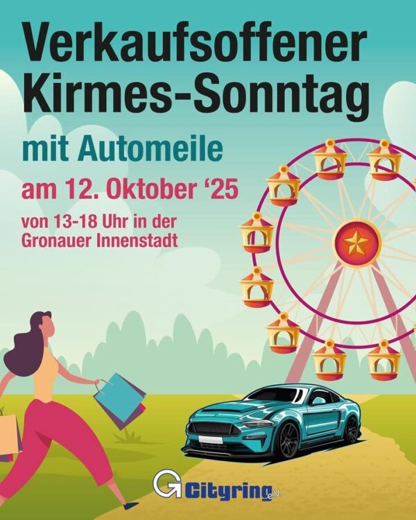 Herbstkirmes trifft auf Shopping & Automeile! 🚗🛍️ Am kommenden Sonntag ...