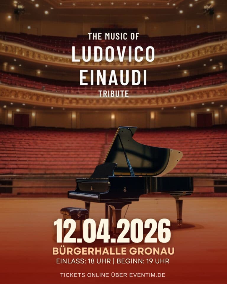 The Music of Ludovico Einaudi: Tribute Piano Concerto - Gronau Inside